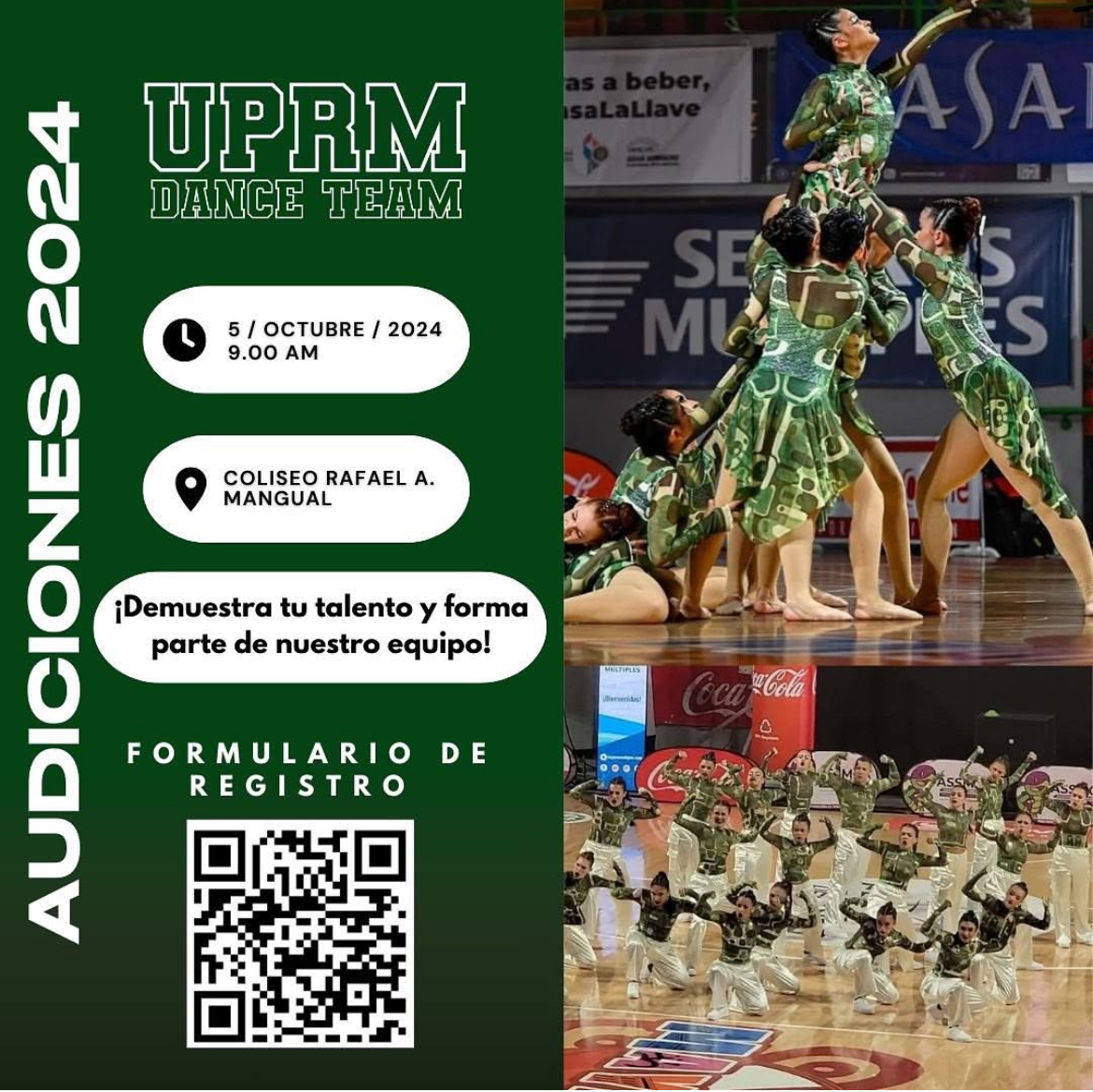 UPRM Dance Team Audiciones – Departamento de Actividades Atléticas