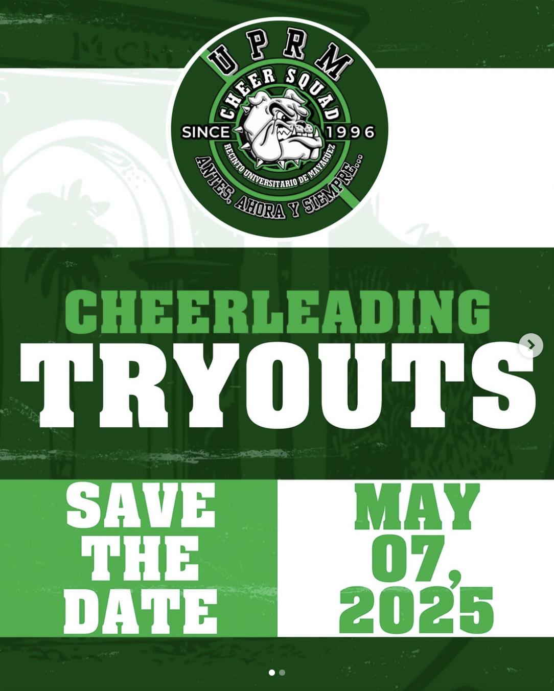 UPRM Cheer Squad Tryout – Departamento de Actividades Atléticas