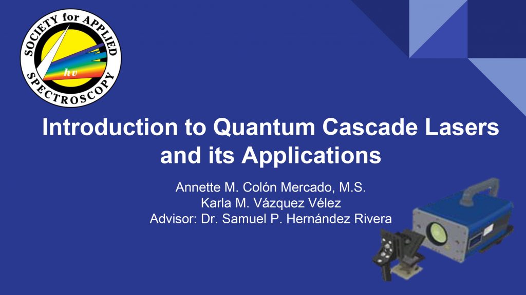 SAS Webinar Quantum Cascade Laser – Center for Chemical Sensors (CCS) / Chemical Imaging and ...