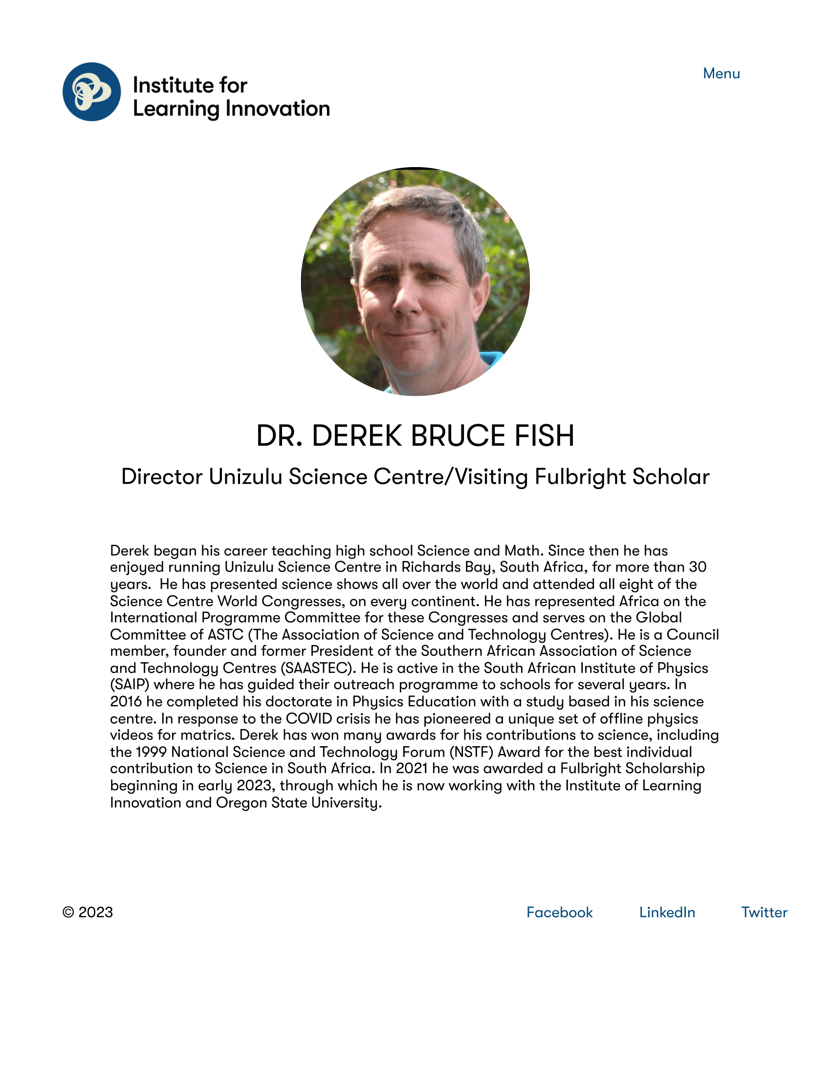 Fulbright Visiting Scholar Experience-Inizulu Science Center-The ...