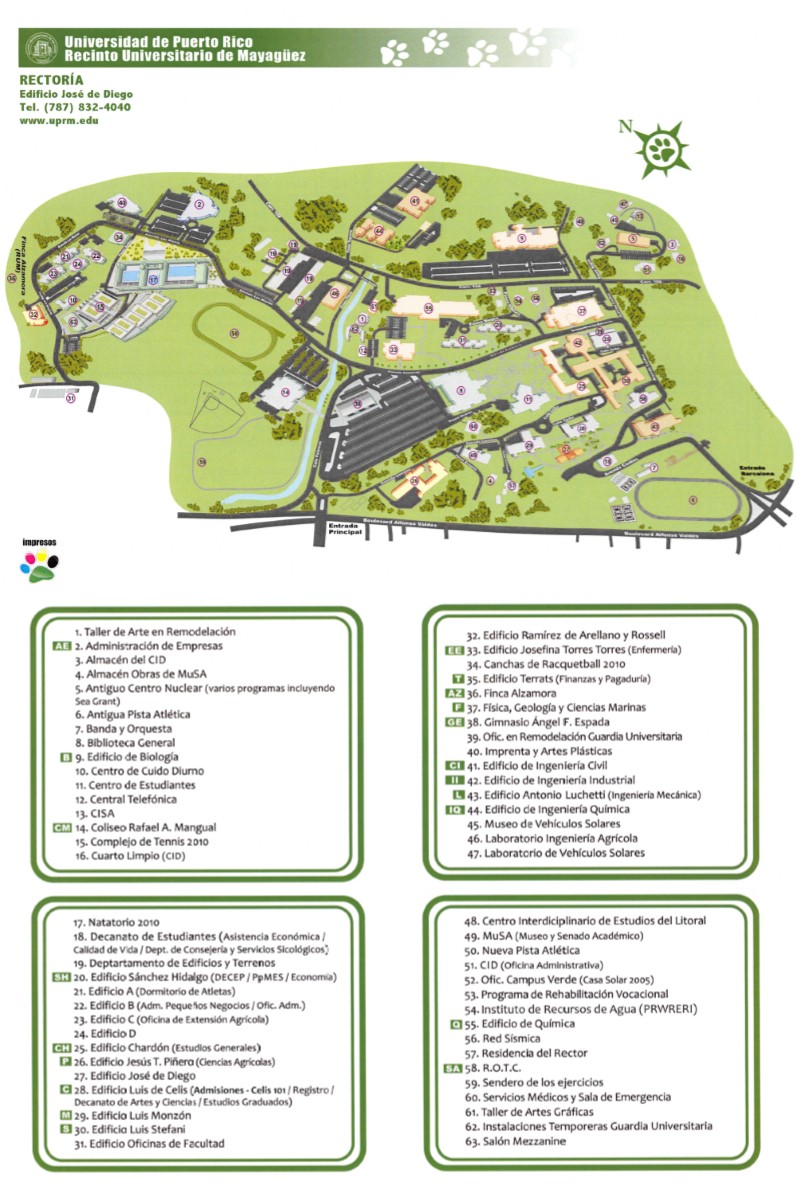 Mapa de Recinto - Oficina de Servicios a Estudiantes con Impedimento ...