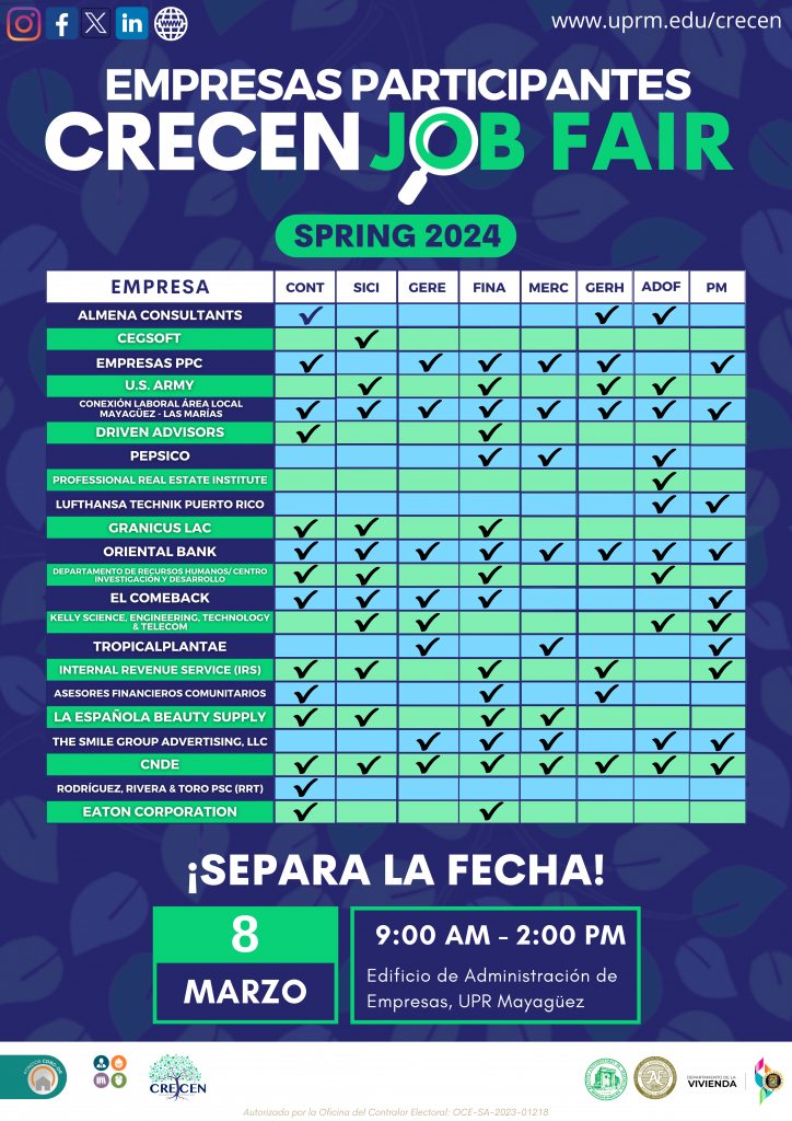 Feria de Empleo - CRECEN ADEM RUM