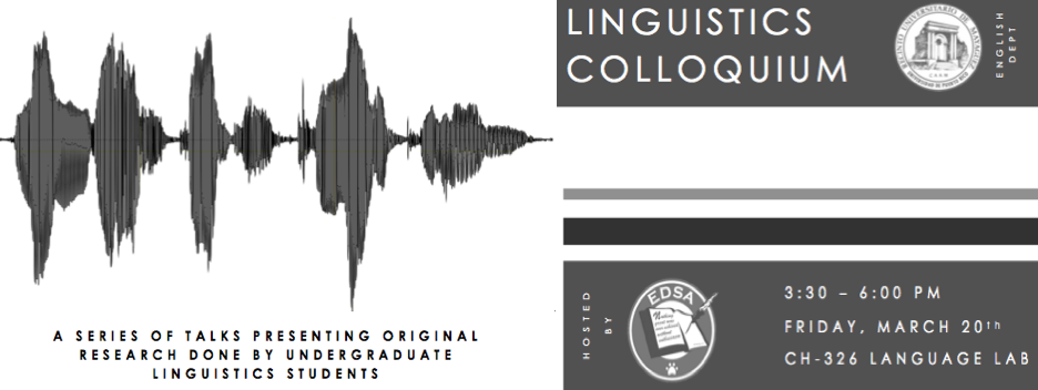Linguistics Colloquium 2015 - English Department UPRM