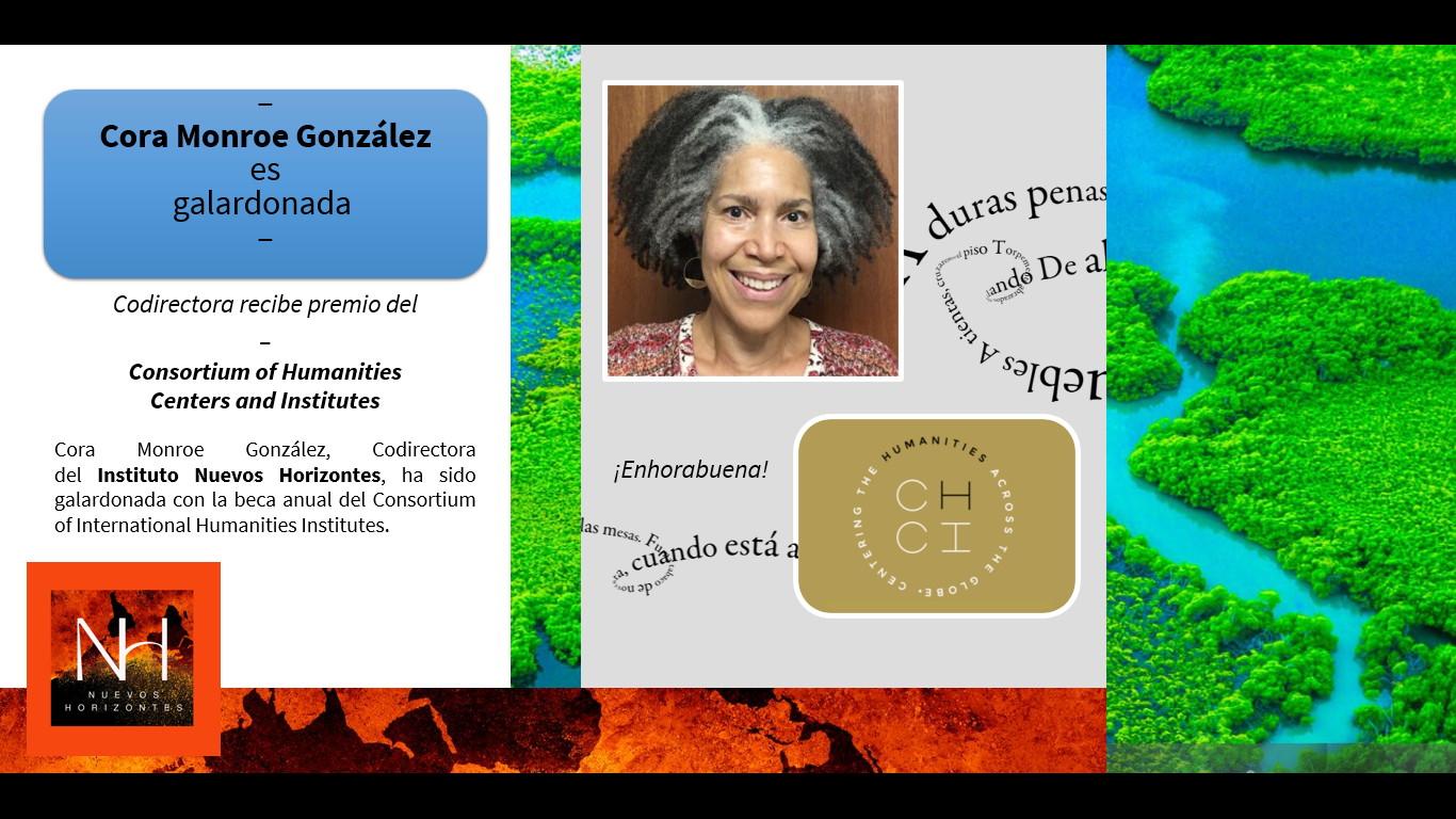 Cora Monroe González es galardonada – Departamento de Humanidades