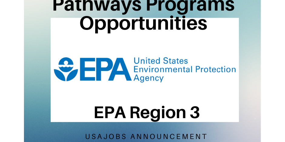 EPA Job Opportunity: Pathways Announcement – Department of Civil ...