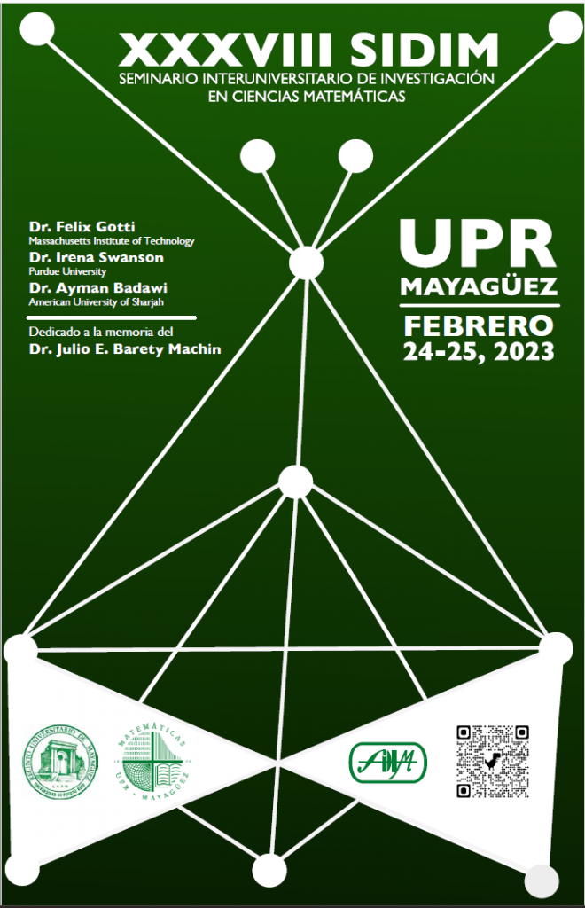 SIDIM XXXVIII – Department of Mathematical Sciences