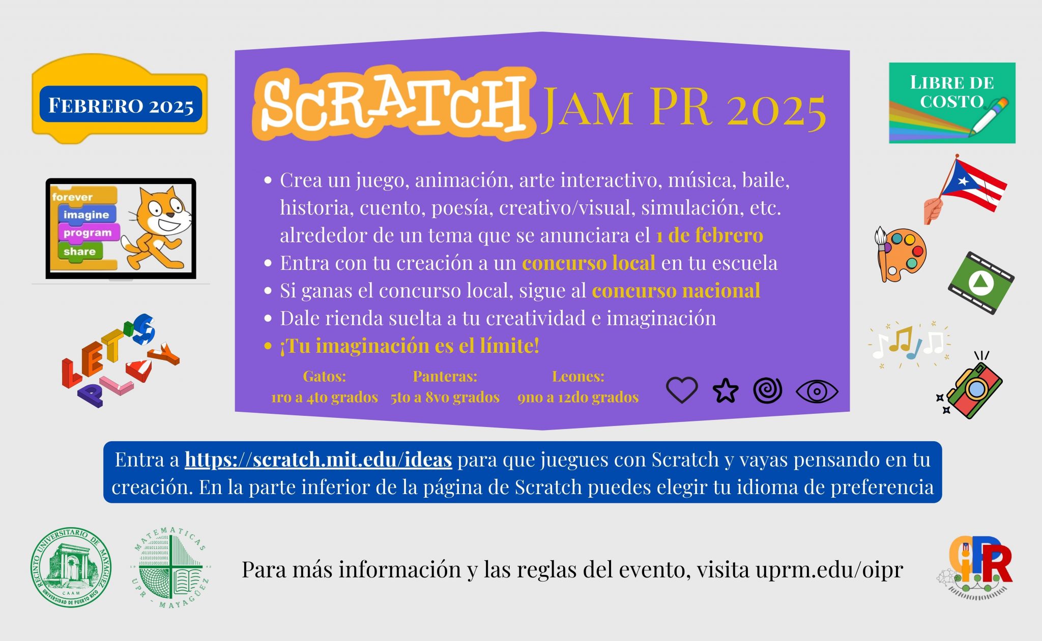 Reglas y Directrices del Scratch Jam – Olimpiadas informáticas de Puerto Rico – OiPR