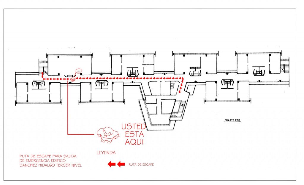Mapas para Desalojar el Edificio por Piso – Programa de Preparación de Maestros