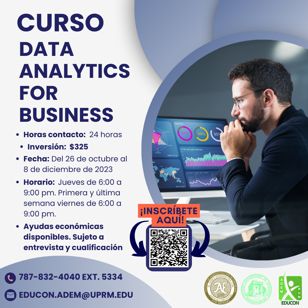 Curso Data Analytics for Business – EDUCON ADEM