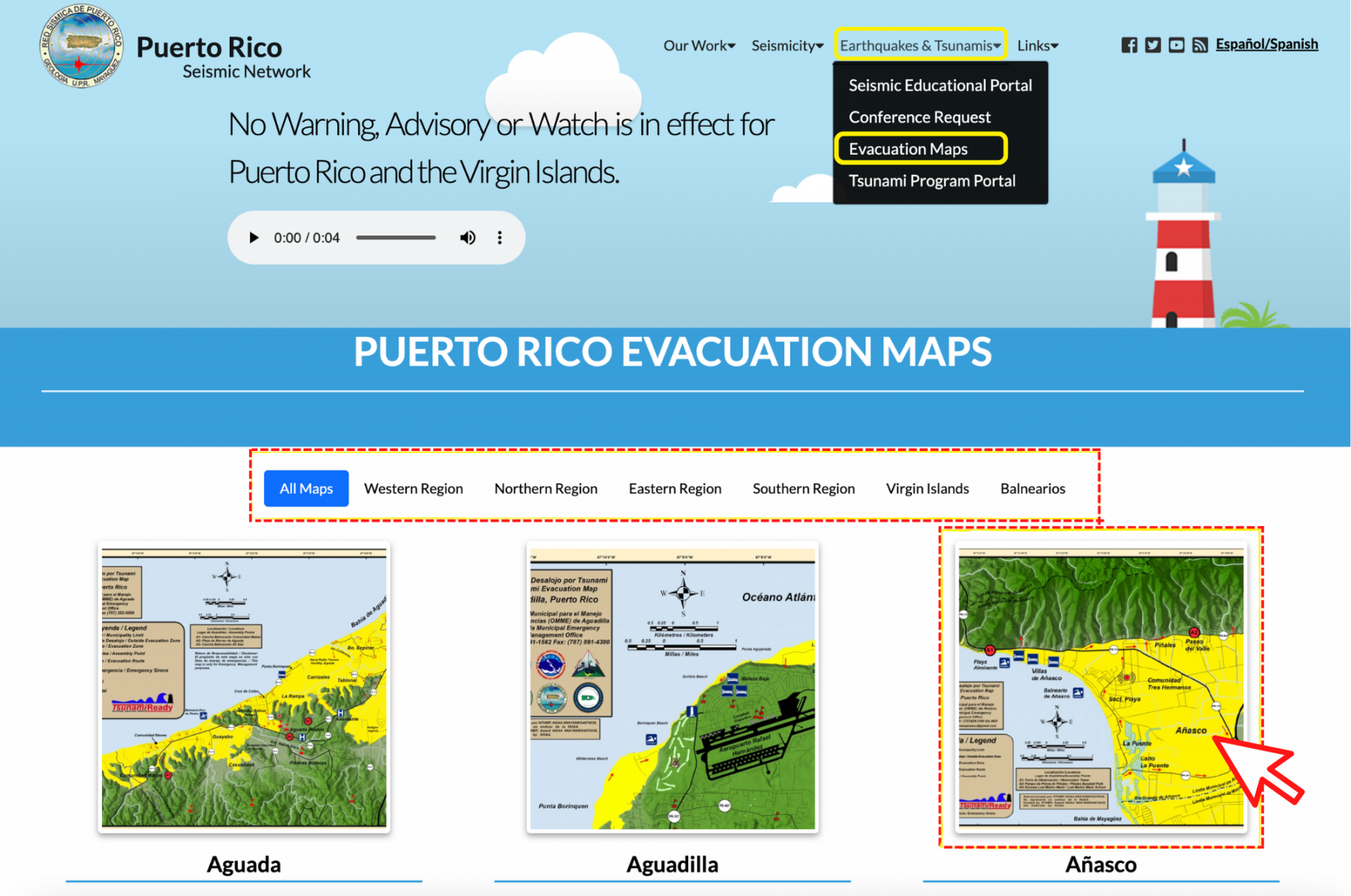 Maps Module 3 – Puerto Rico Tsunami Education