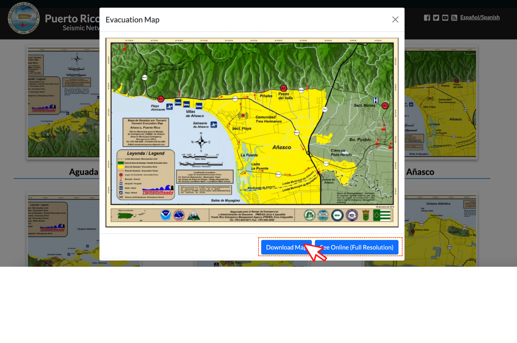 Maps Module 3 – Puerto Rico Tsunami Education